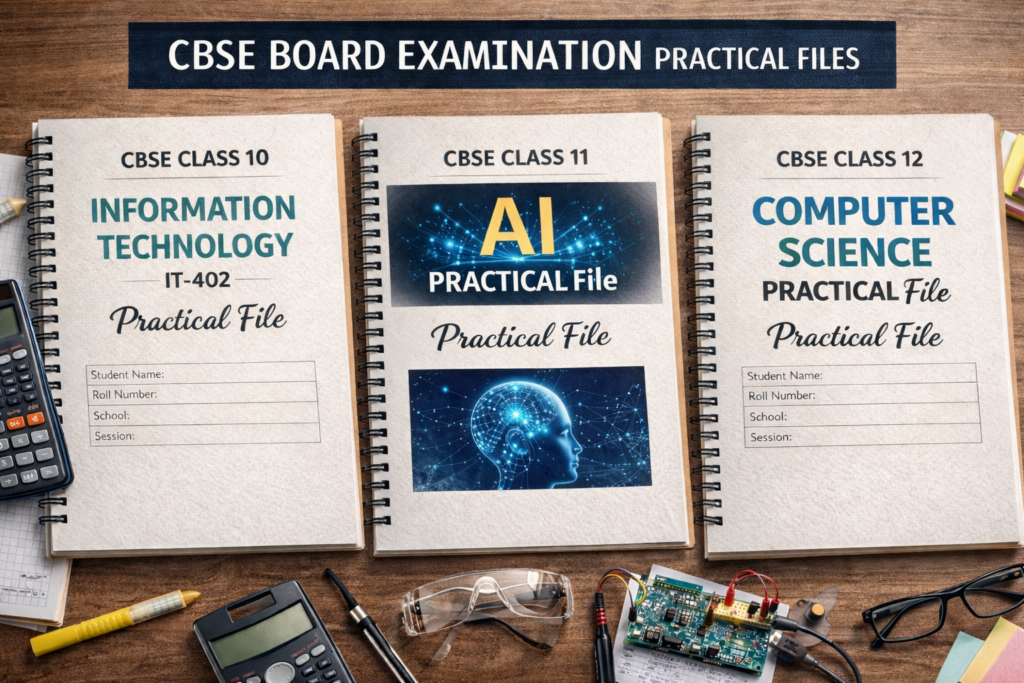 CBSE Board Exam CS/IT/ IP/ AI Class-12 Practical Files – CS IT ZONE